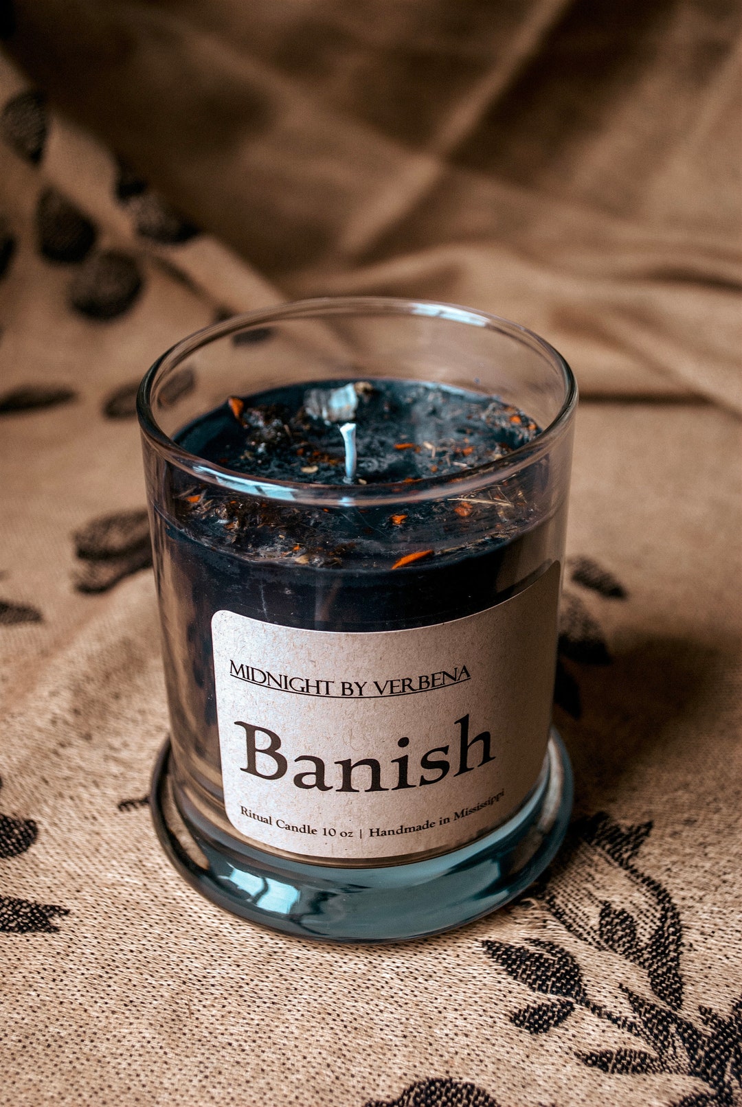 Banish | Fixed Ritual Candle - Etsy