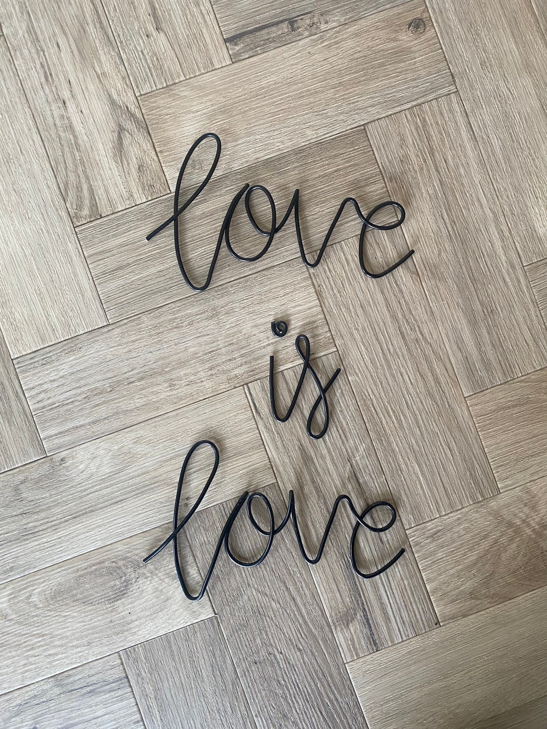 Love is Love Wall Sign Quotes, Wire Art, Wire Wall Art - Etsy