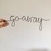Wire Words, Casual Font, Wire Wall Art, Custom Bespoke Wire Words ...