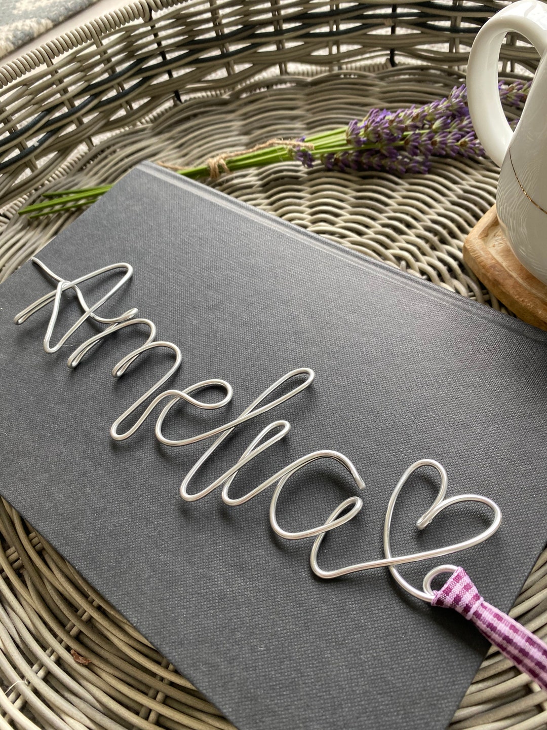 Personalised Name Wire Bookmark, Wedding Place Name, Wire Name - Etsy