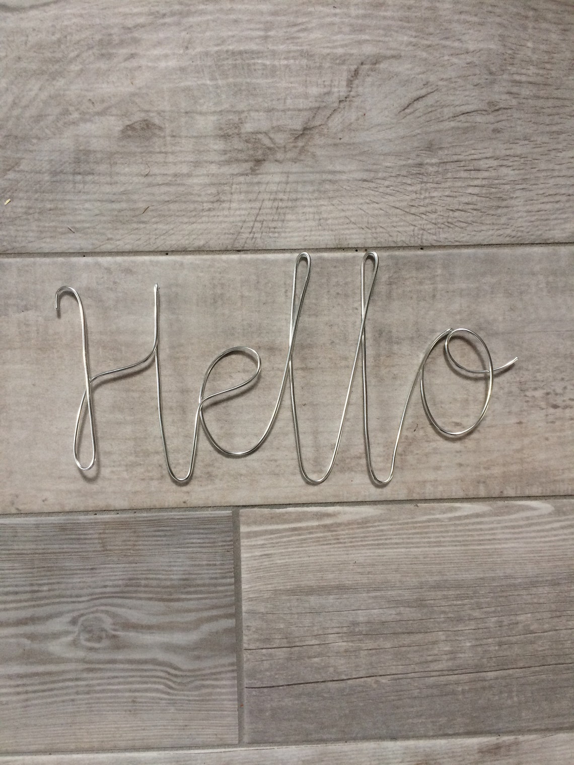 Wire Words Rose Font Wire Wall Art Custom Bespoke Wire - Etsy