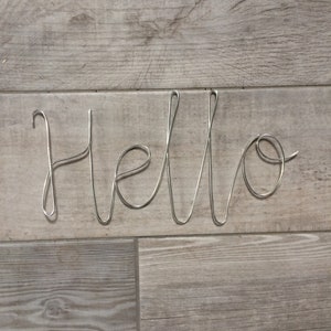 Wire Words, Rose Font, Wire Wall Art, Custom Bespoke Wire Words and ...