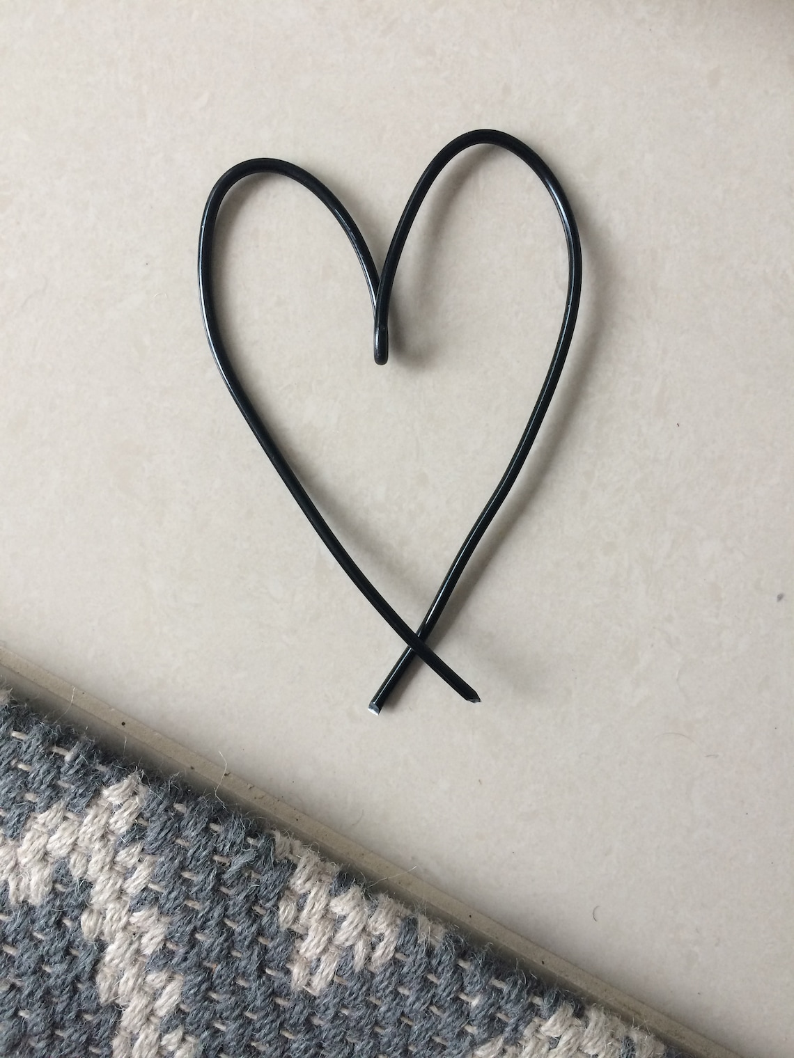 Trio of Wire Hearts Wire Heart Decoration | Etsy