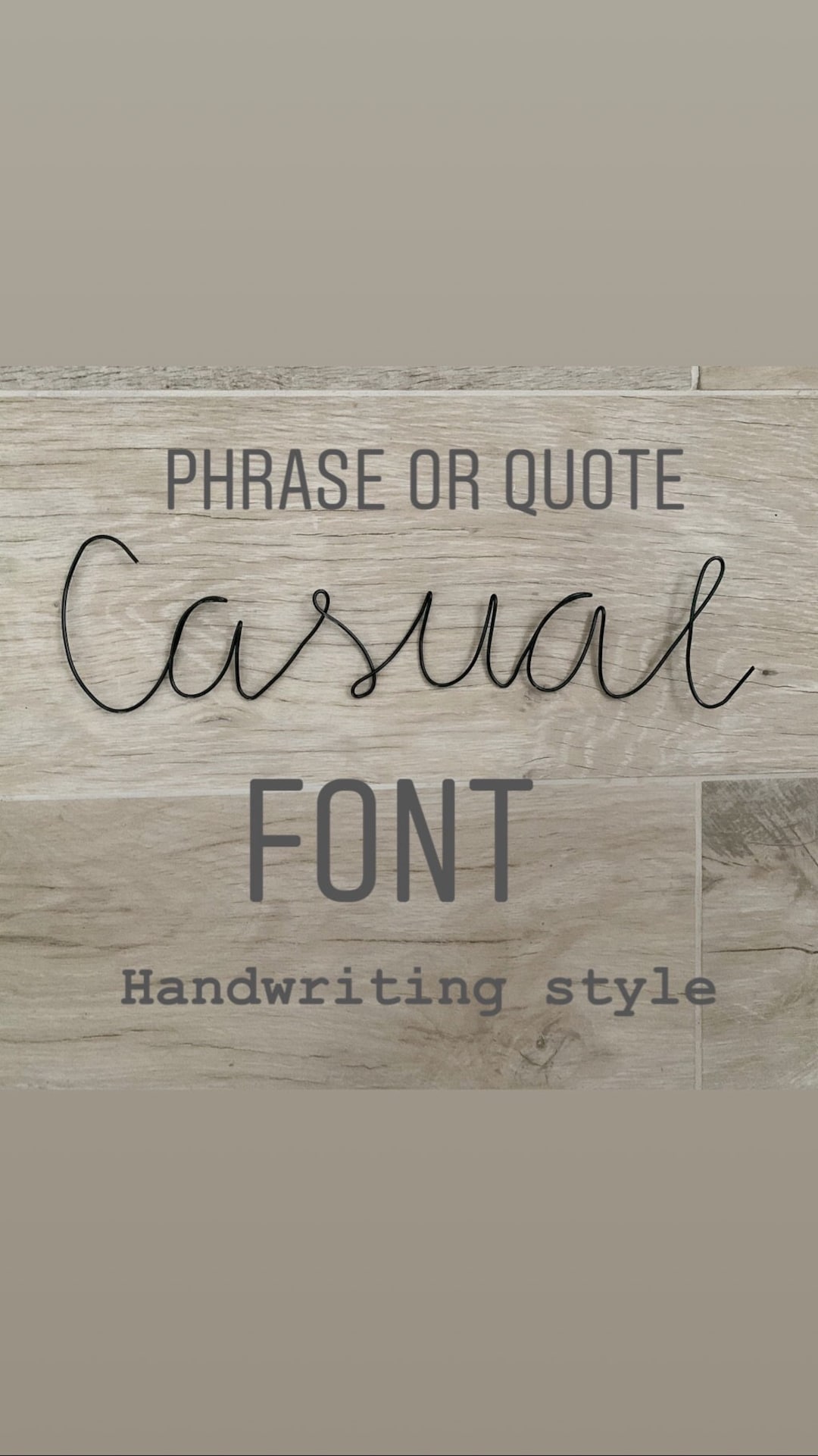 Wire Words, Casual Font, Wire Wall Art, Custom Bespoke Wire Words ...