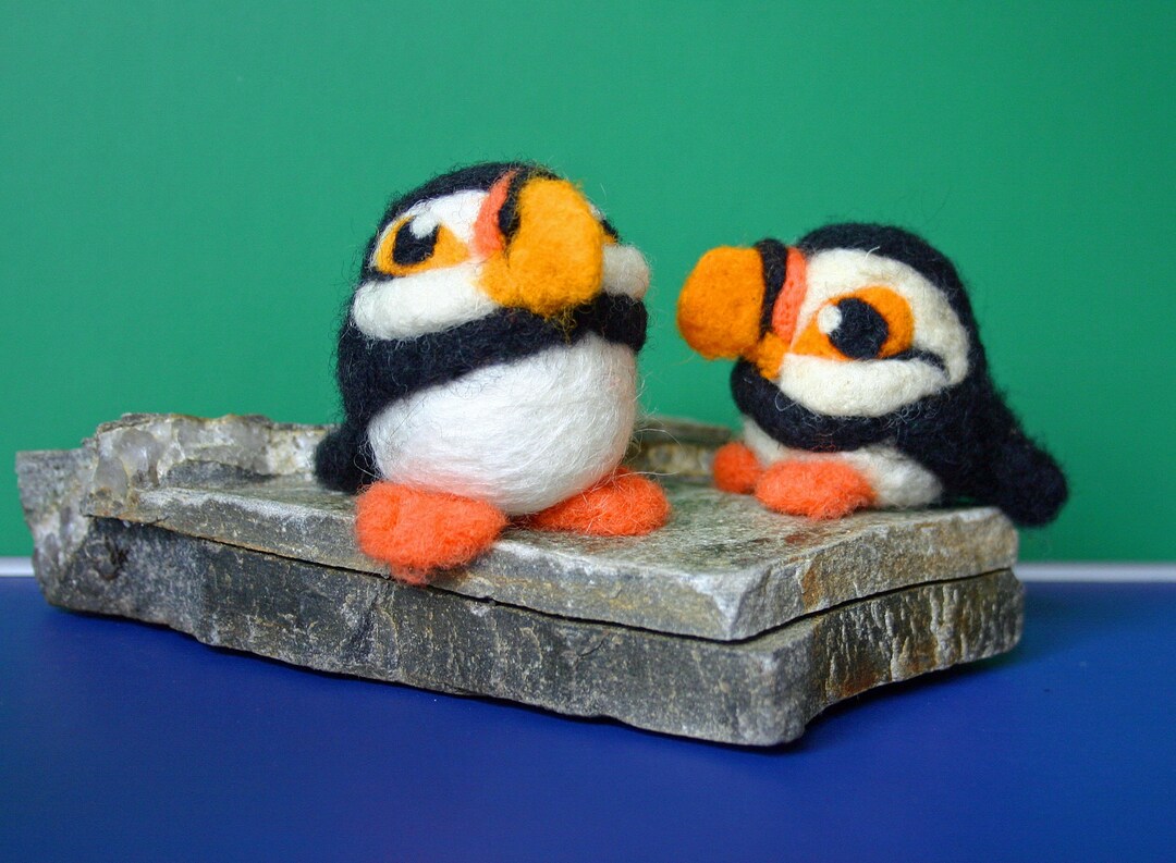 Puffins Needle Felting Craft Kit - Etsy