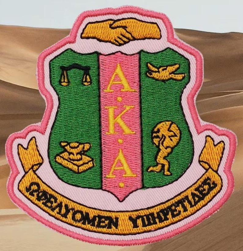 AKA Alpha Kappa Alpha Logo Iron on Patch - Etsy