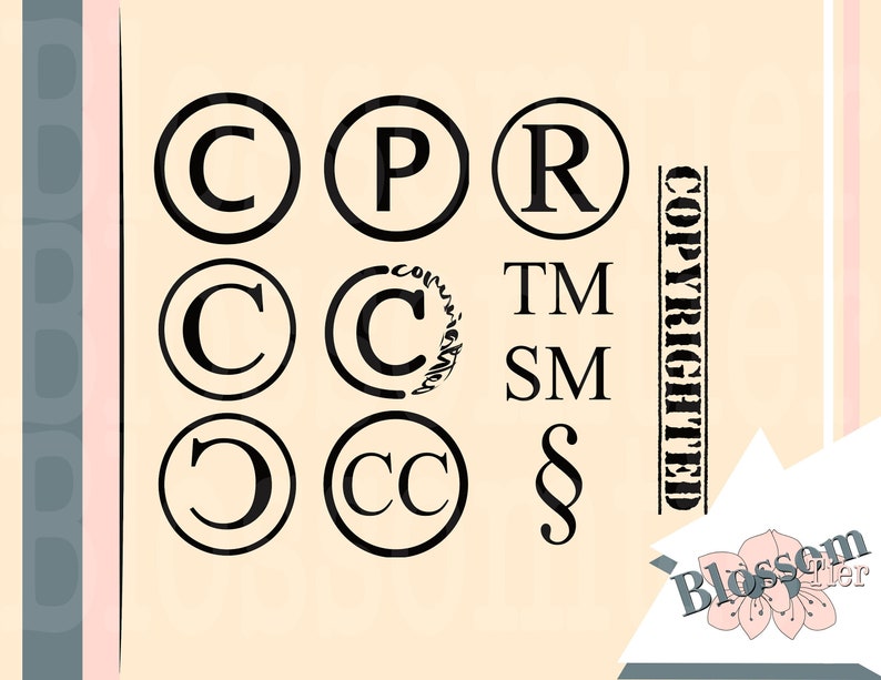Protect Your Work With Copyright & Service Mark Symbols - Etsy