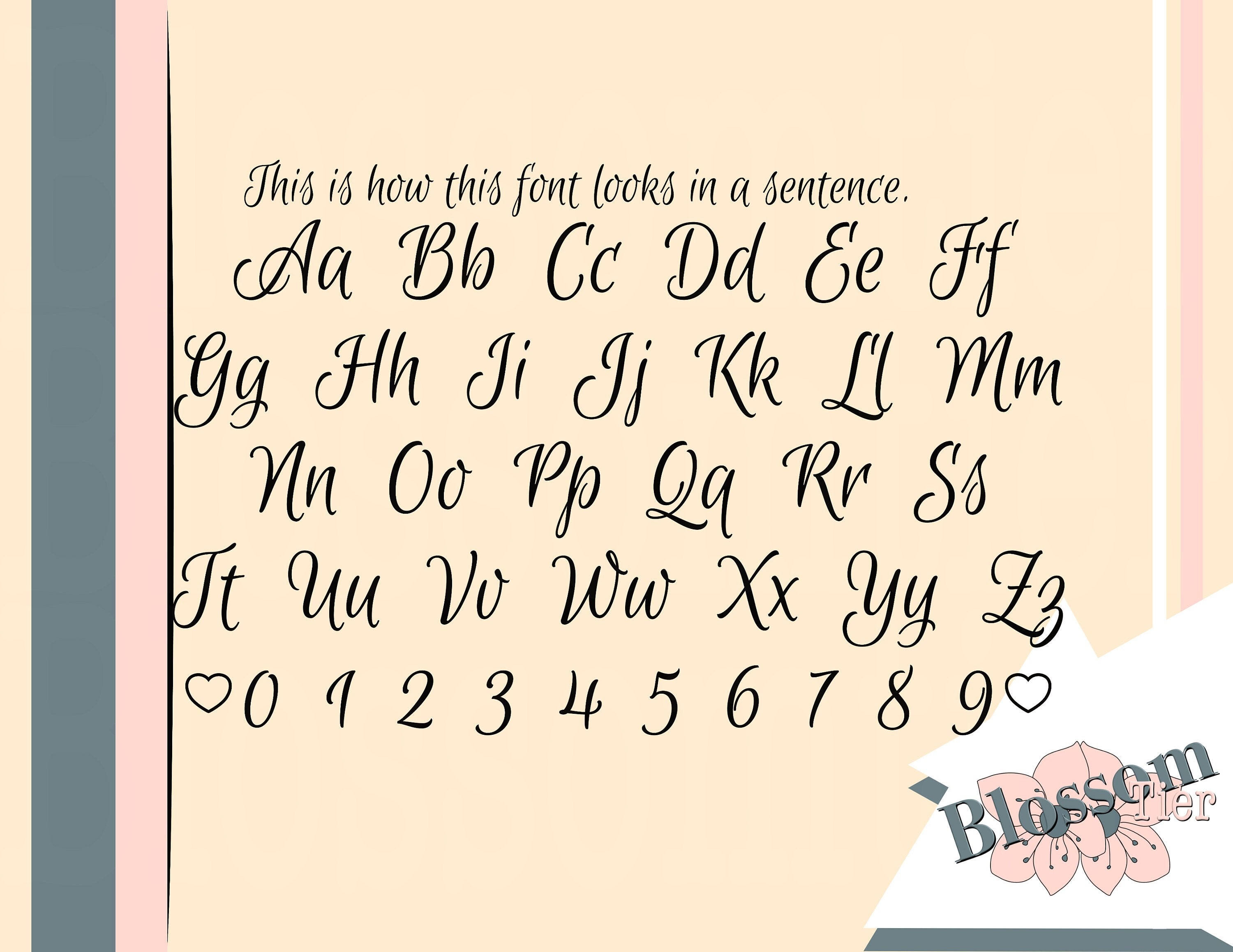 Cute Alphabet Fonts