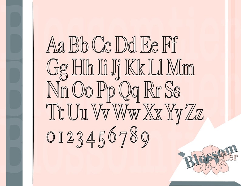 Beautiful Font Bundle: Engraving, Embroidery, Monogram, and Stamp Font ...