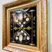Time Flies, Hourglass, Sand Timer, Framed Jewelry One of Kind Art ...