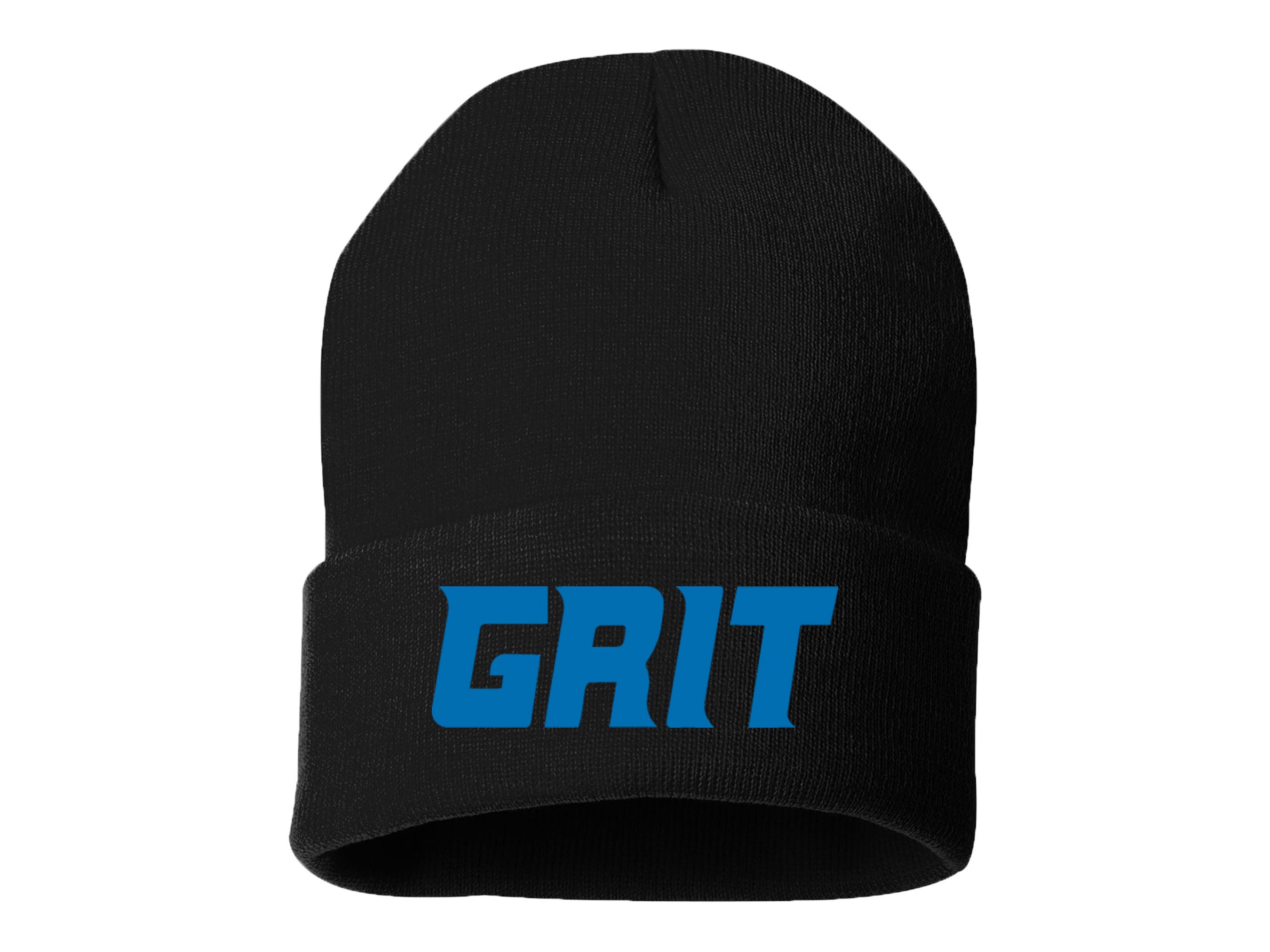 Detroit Grit Cuffed Beanie Hat - Detroit Grit - Etsy