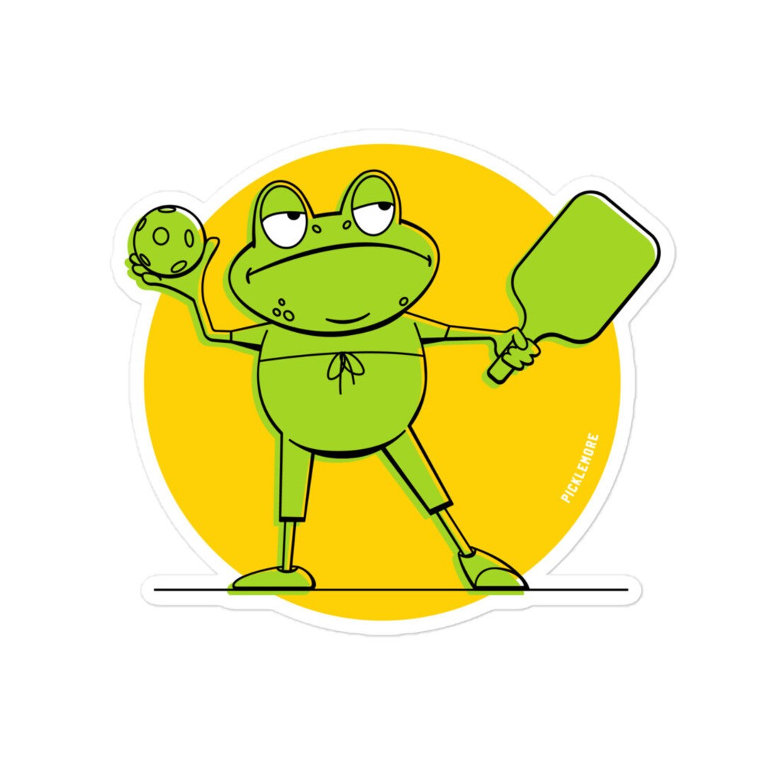 Mr. Toad | Pickleball | Bubble-free Stickers - Etsy