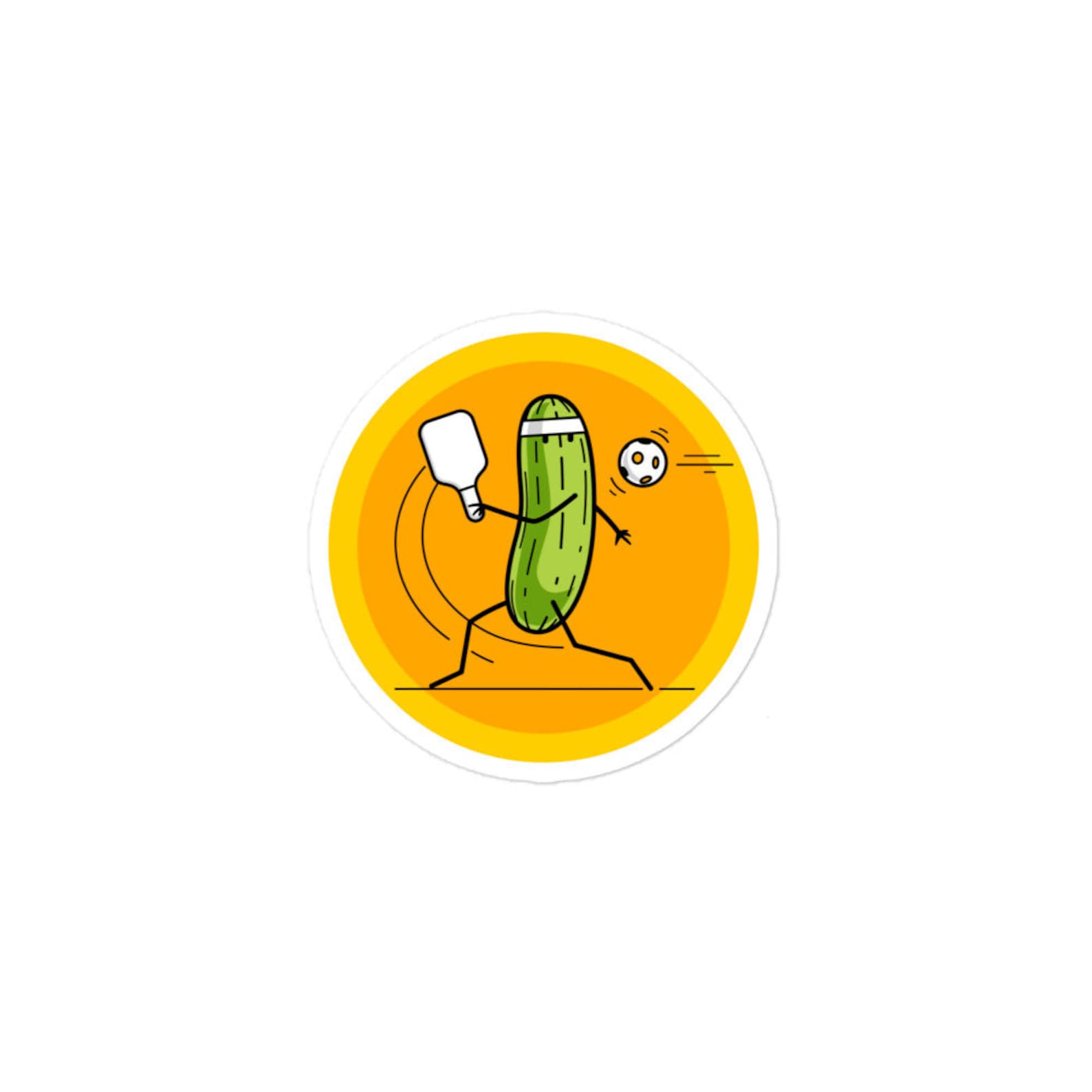 Pickleball Pickle | Stickers - Etsy