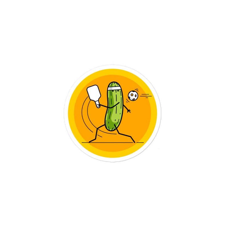 Pickleball Pickle | Stickers - Etsy