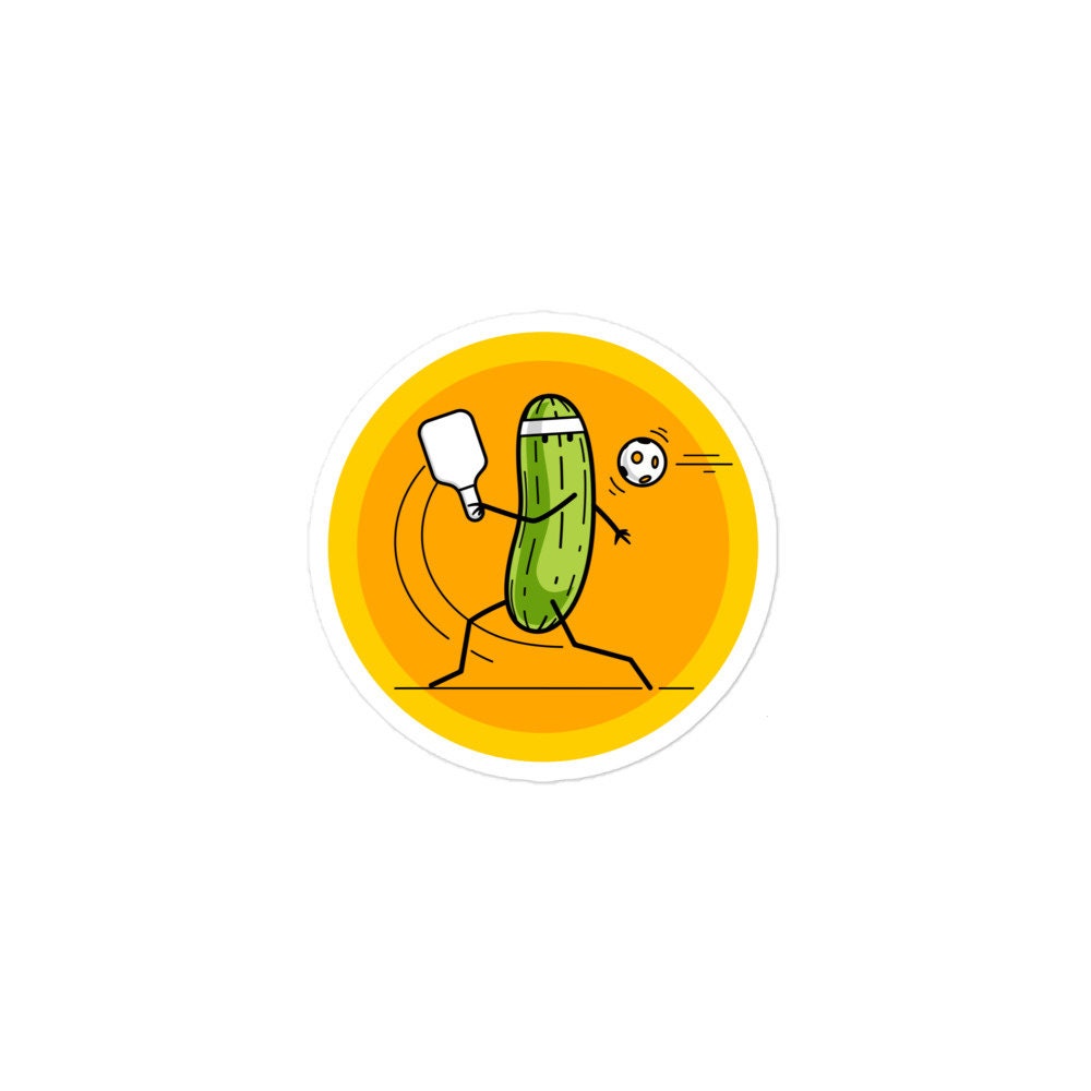 Pickleball Pickle | Stickers - Etsy