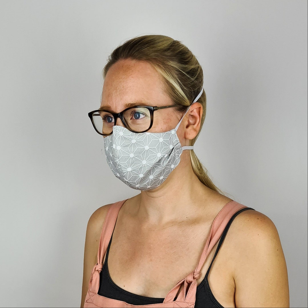 Discounted Around Head Reusable Face Mask With Nose Wire & Triple Layer ...