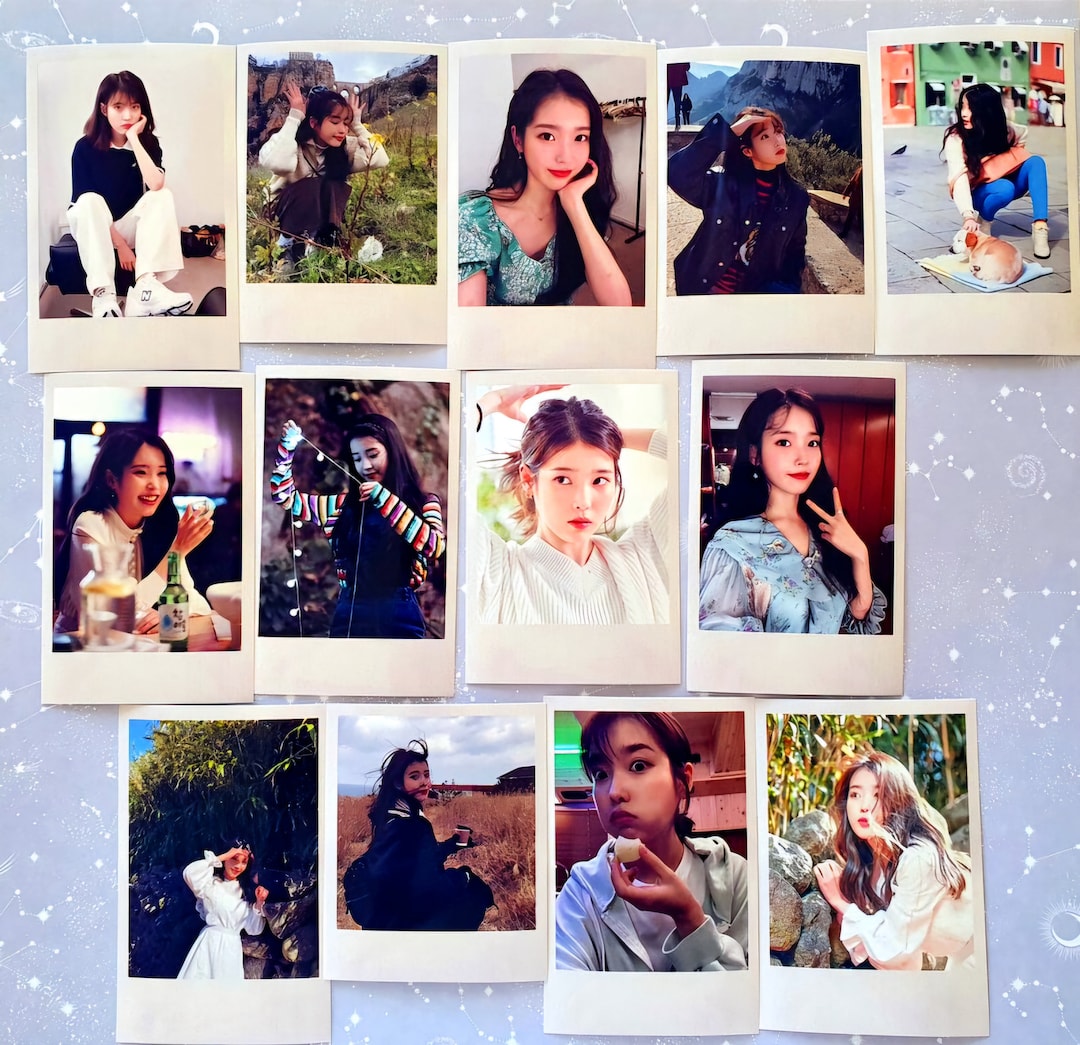 IU PHOTOCARDS L Gifts for Kpop Fans - Etsy
