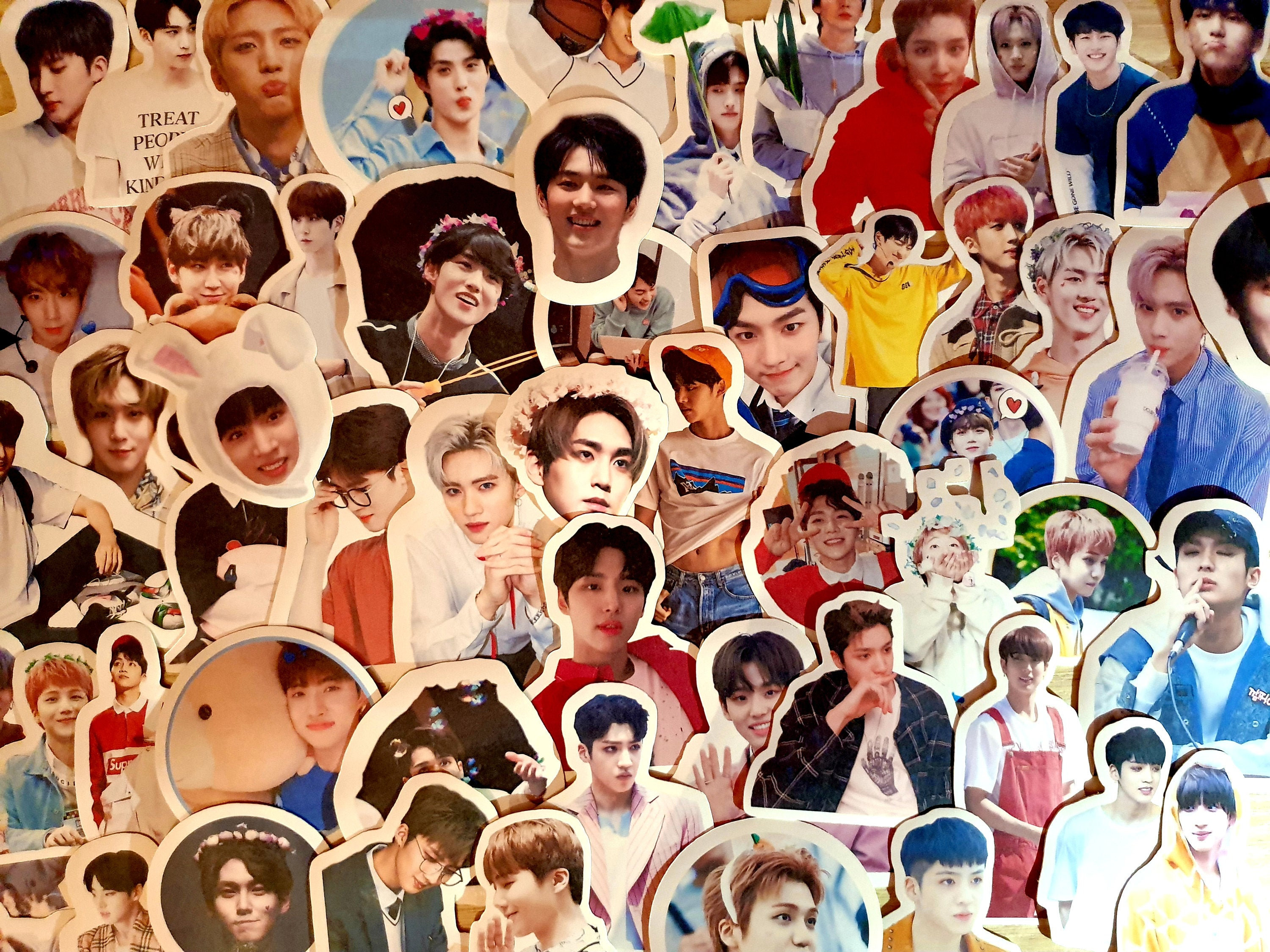 PENTAGON Stickers - Etsy UK