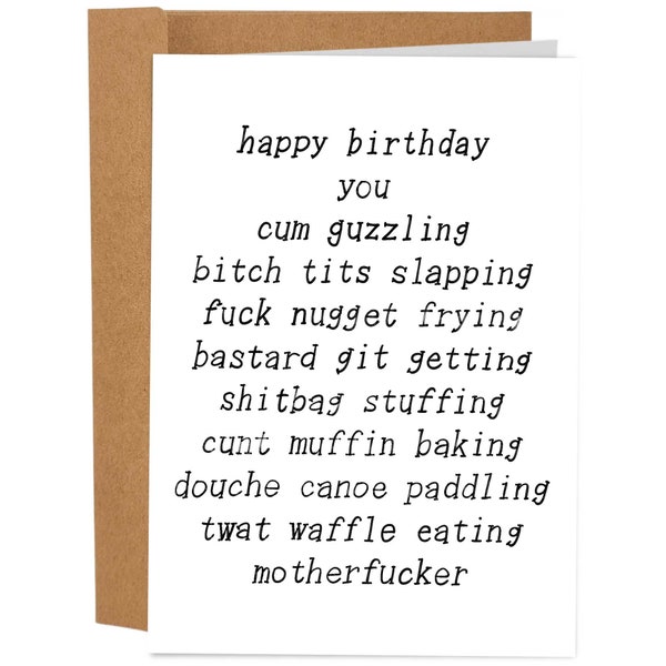 Worst birthday card - Etsy Portugal