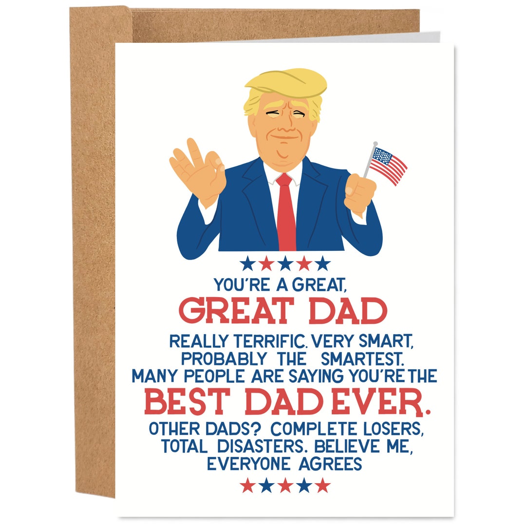 You're Great, Great Dad Funny Father's Day Card, Best Dad Ever Card ...