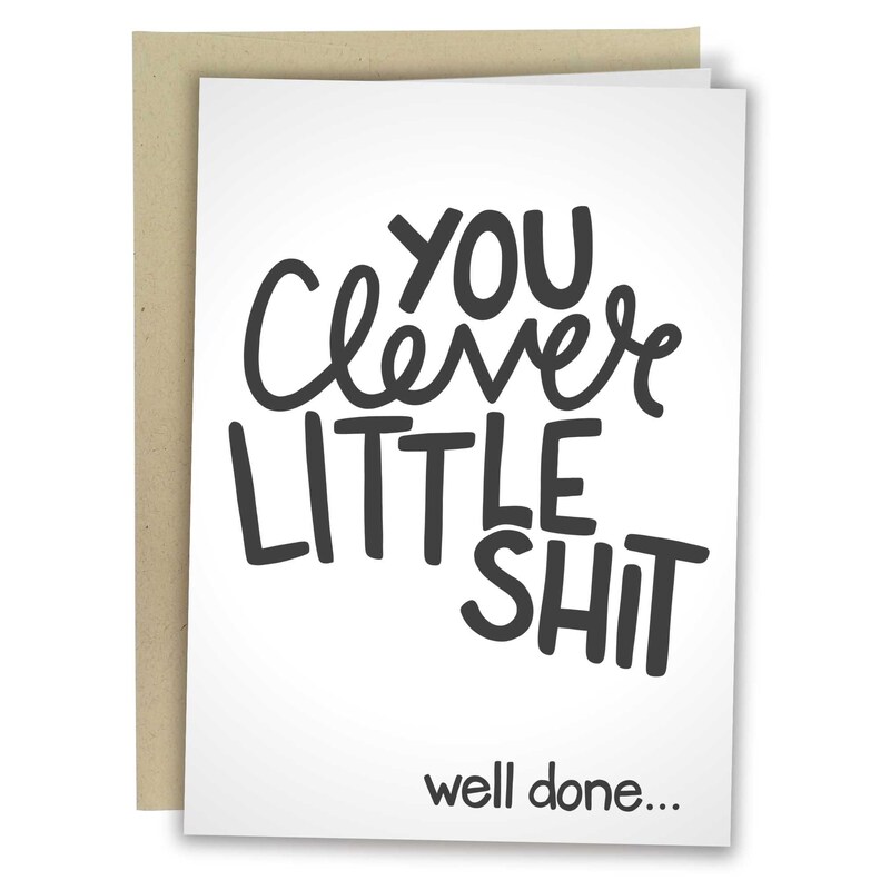 Funny Grad Card - Etsy