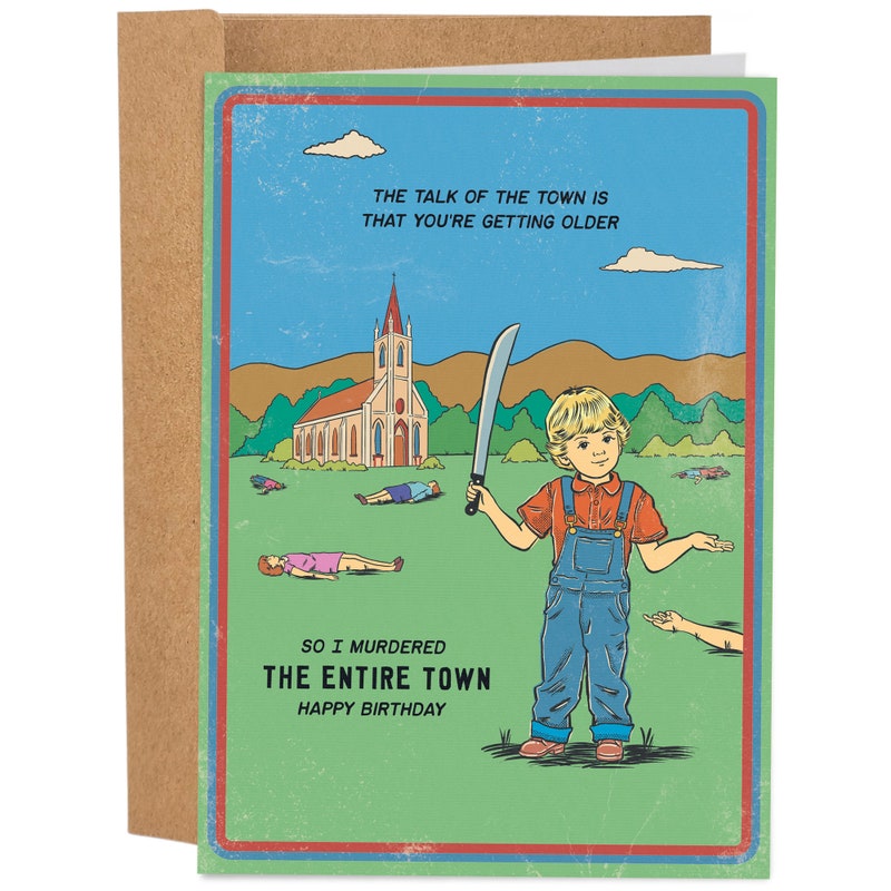 Comics Birthday Card - Etsy