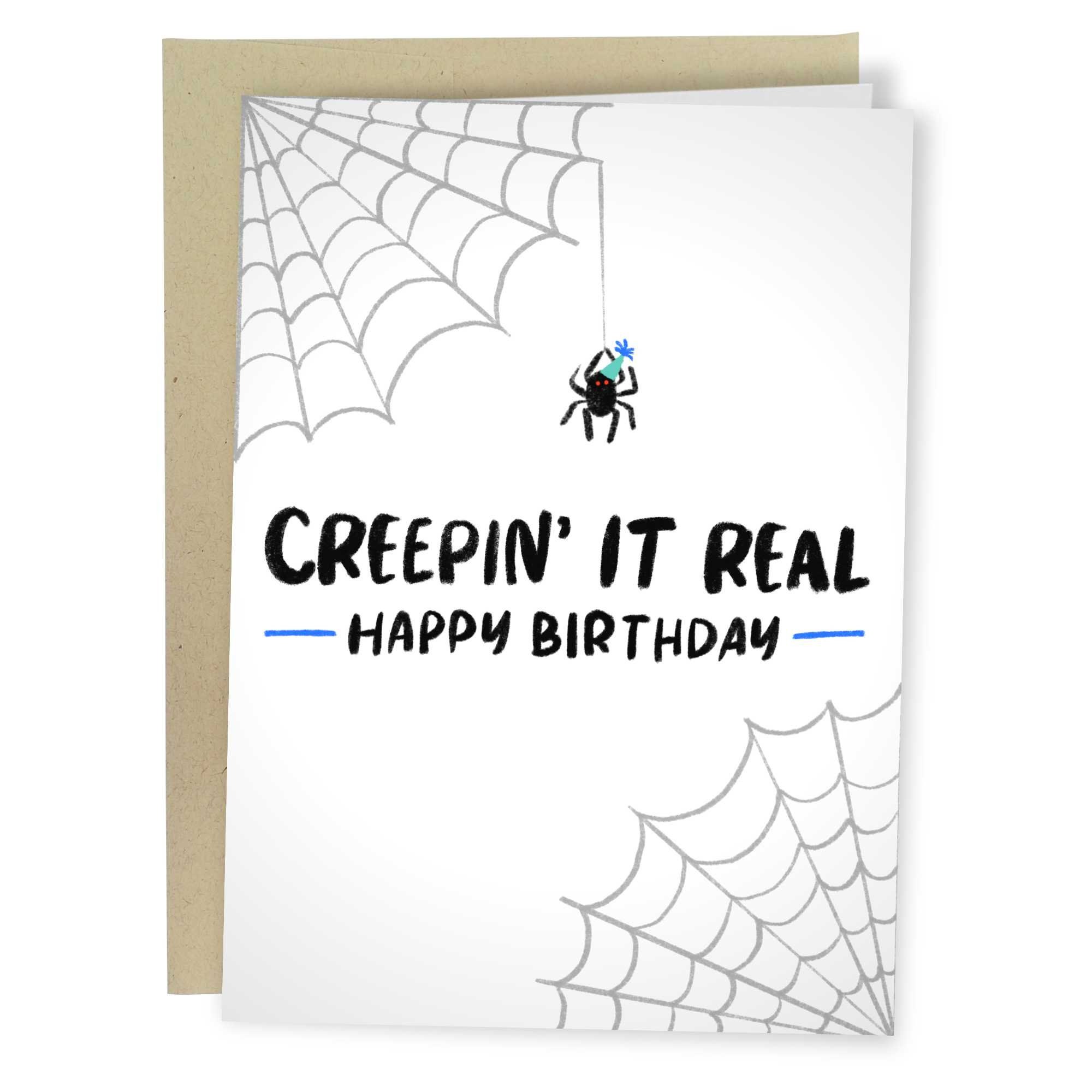 Funny Spider Birthday