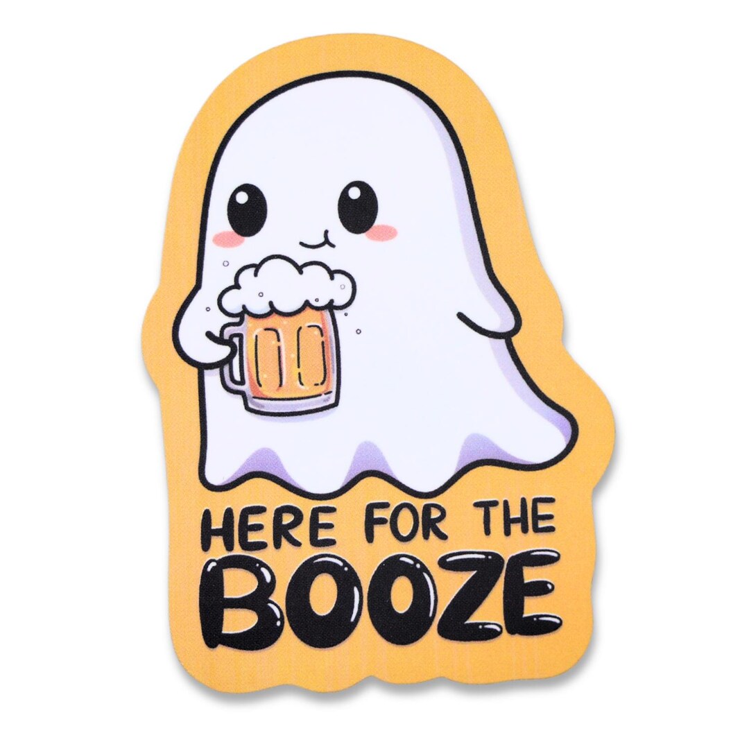 Here for the Booze Funny Vinyl Sticker - Etsy