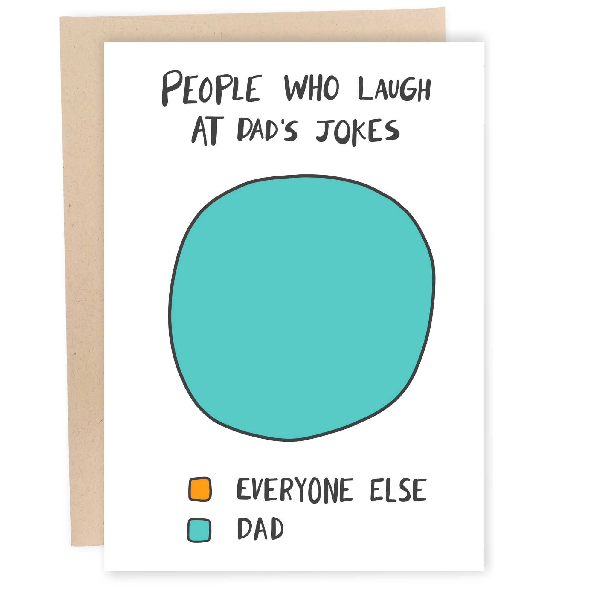 People Who Laugh at Dad Jokes Chart Funny Father's Day - Etsy