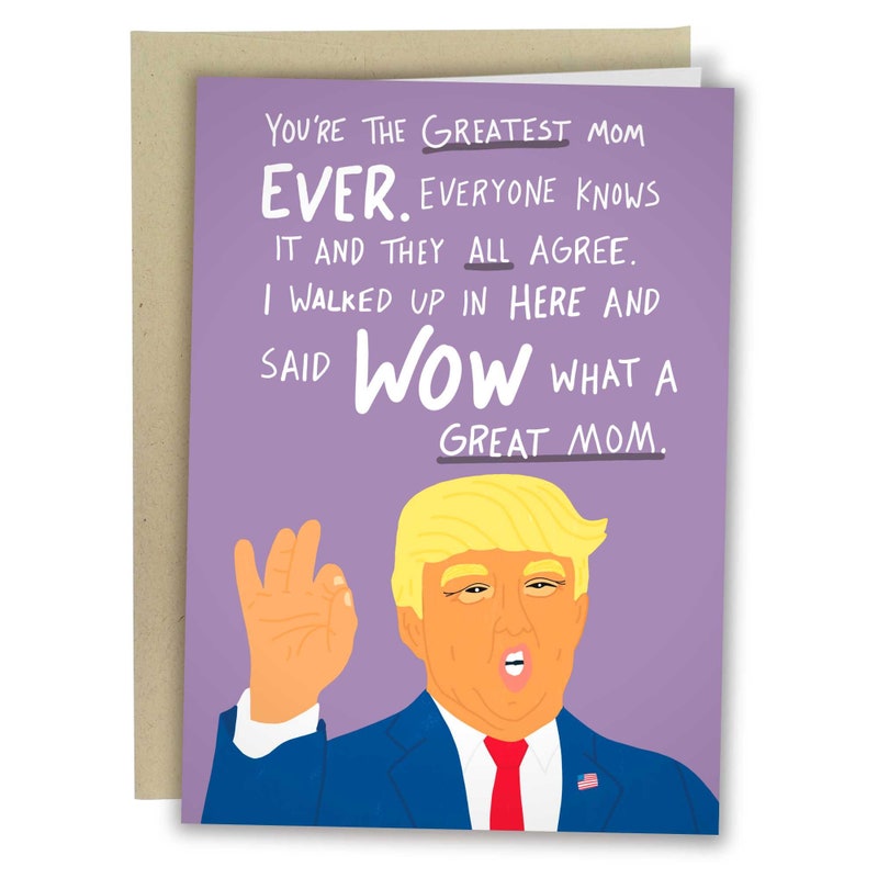 Funny Donald Trump Birthday Cards - Etsy