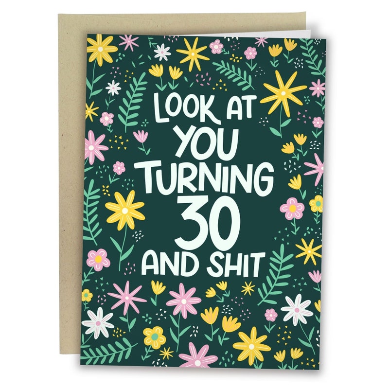 Funny 30 Birthday Card - Etsy
