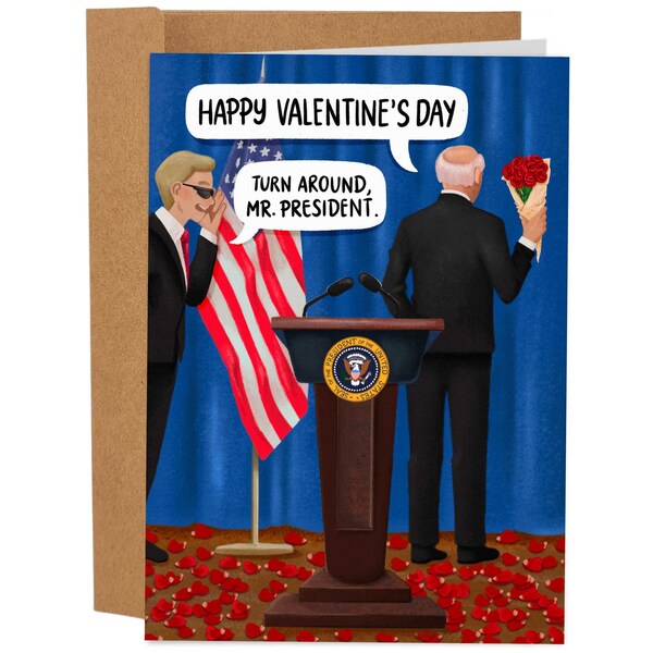 Funny Political Valentine Card - Etsy
