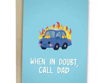 Dada Happy Fathers Day Card, From Baby, Cute First Father's Day Card ...