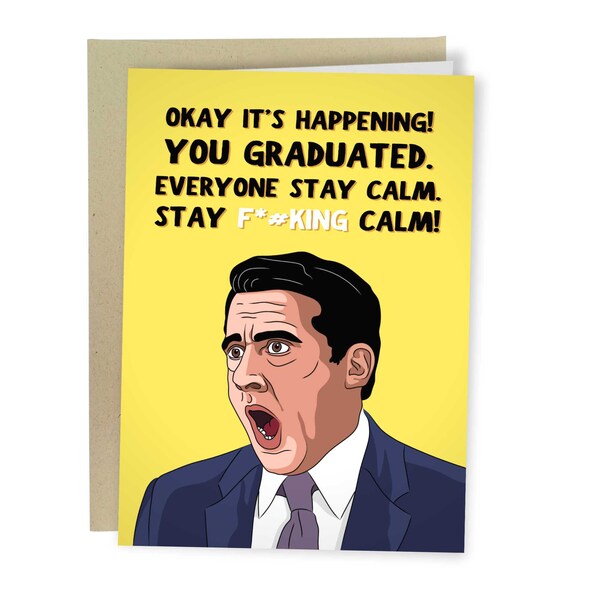 Funny Graduation Card - Etsy