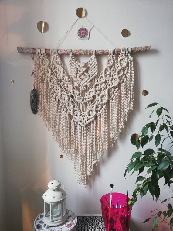 Medium Macrame Wall Hanging LUNA II Wall Art Boho | Etsy