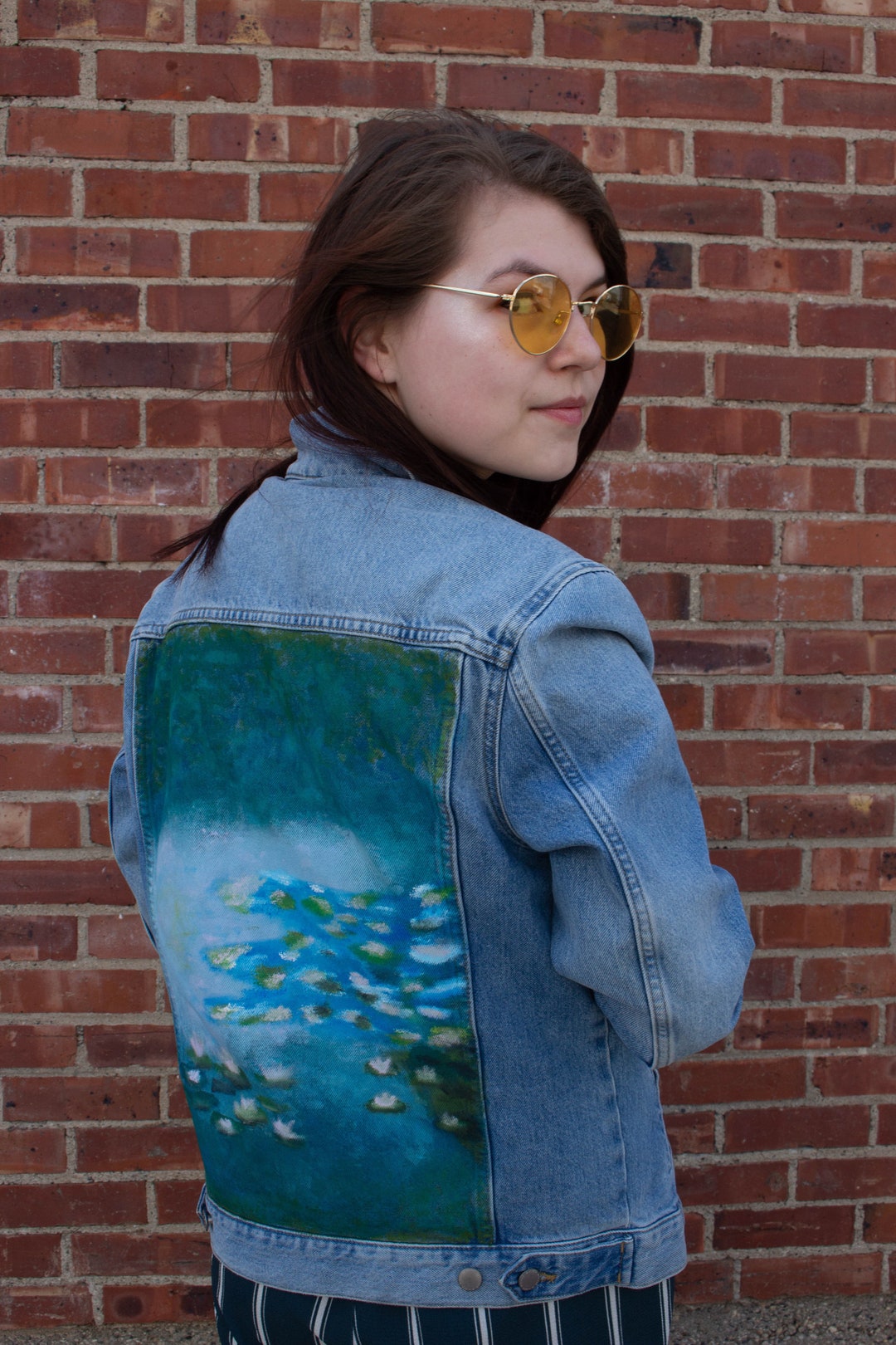 Custom Painted Denim Jean Jacket. - Etsy