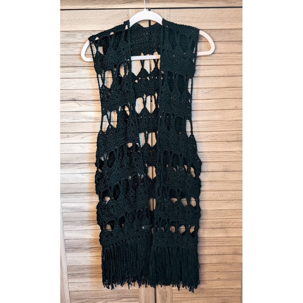 Crochet Boho Vest - Etsy