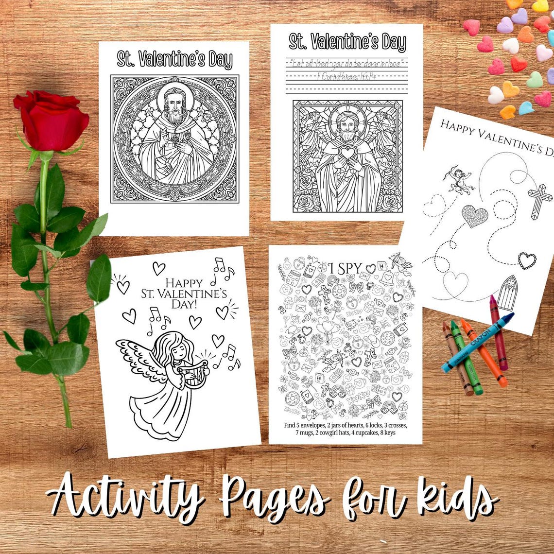 Saint Valentine’s Day Party Pack | Christian Valentine Printable ...