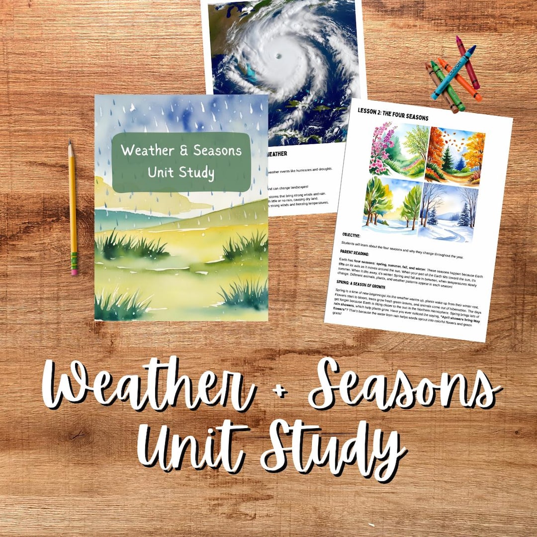 Weather and Seasons Unit Study | Hands-on Science, Activities ...