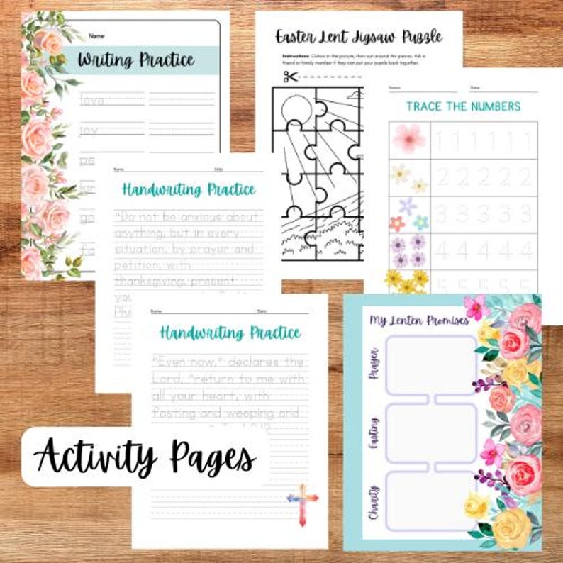 Lent Unit Study for Kids for the Entire Lenten Season| Christian ...