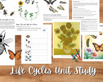Life Cycles Unit Study | 50+ Pages | Homeschool Science Curriculum ...