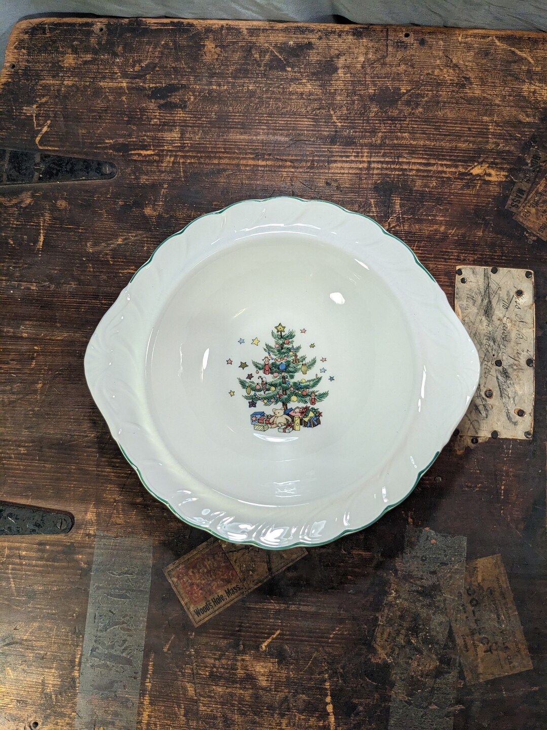 Nikko happy Holidays/christmastime Scalloped - Etsy