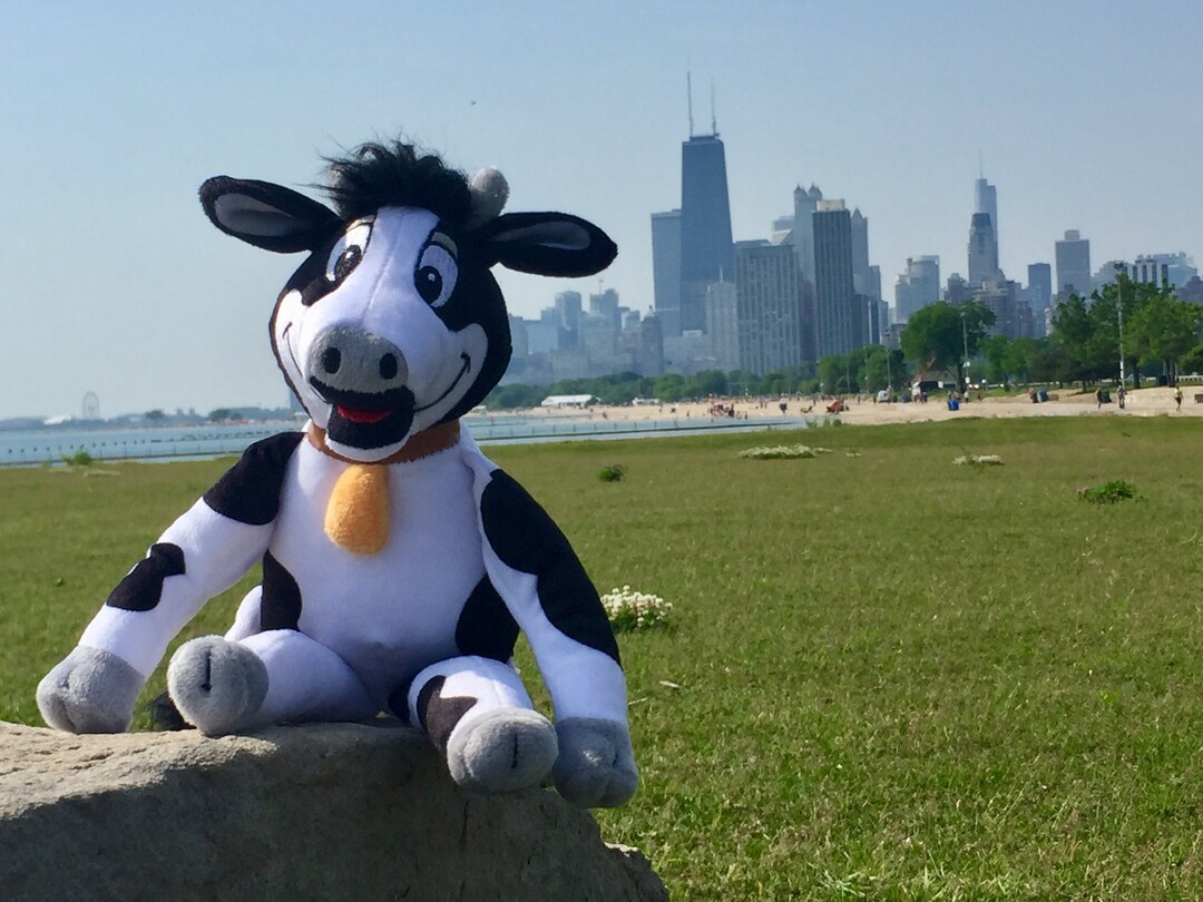 Beaker, the Cow Plushie A Stuffed Farm Animal That You Will Carry ...