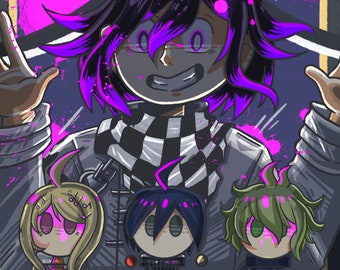 Danganronpa V3 Kokichi Ouma Panta Print A4 Letter Size - Etsy