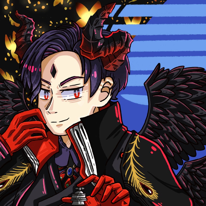 Obey Me Shall We Date: Lucifer Print - Etsy Hong Kong