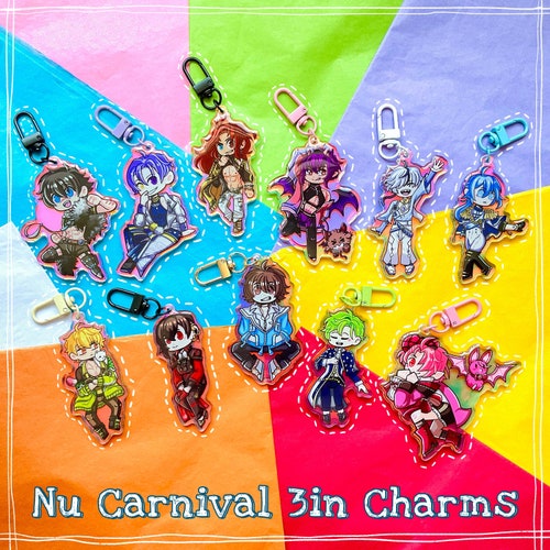 IN STOCK Nu Carnival Acrylic Charms Unofficial Fan Merch - Etsy