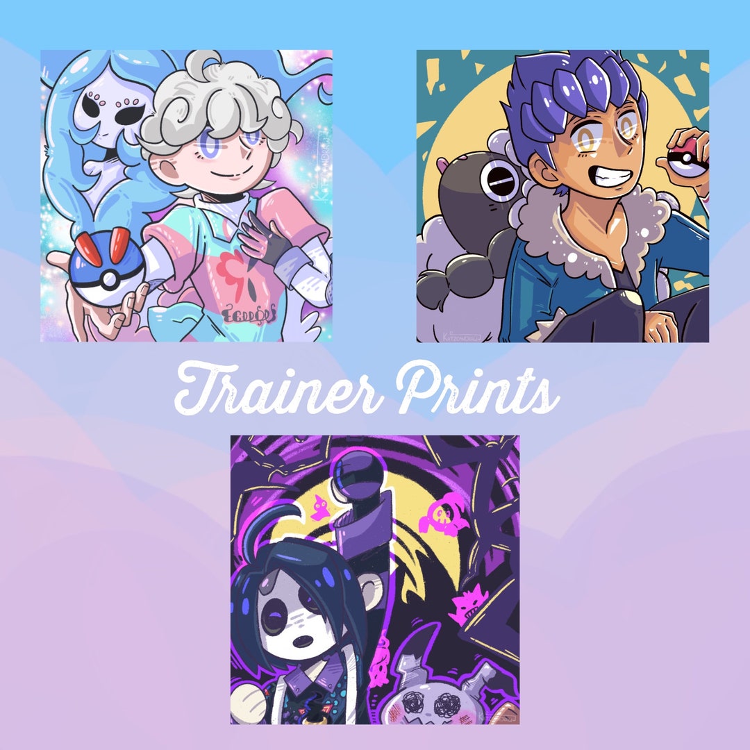 SWSH Trainer Prints - Etsy