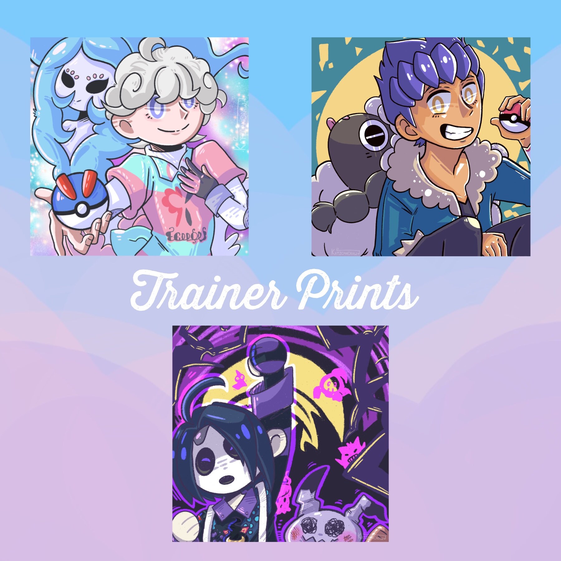 SWSH Trainer Prints - Etsy