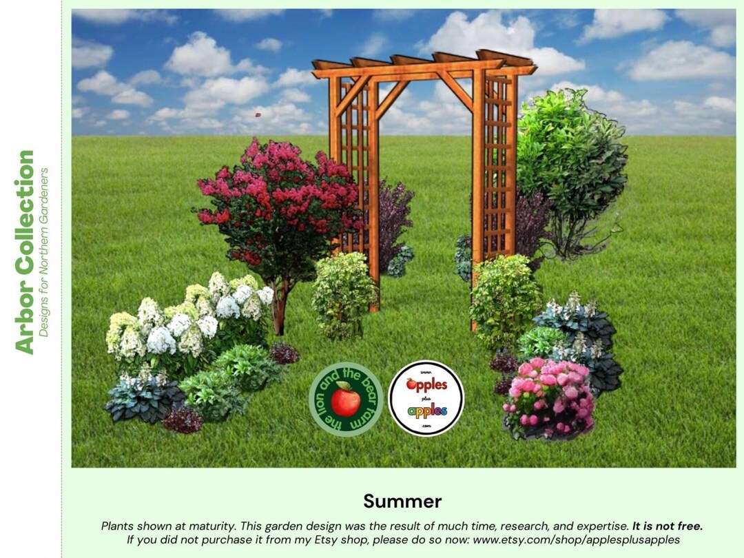 Garden Design Plan for an Arbor - Includes Photos, Plans, Plant List ...