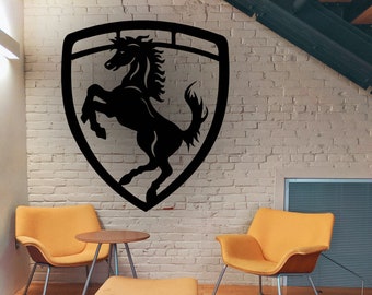 Metal Ferrari Wall Art - Etsy